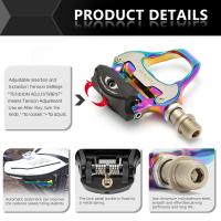 China SPD SL Road Bike Clipless Pedals 9/16 Aluminum Alloy Sealed Bearing for sale