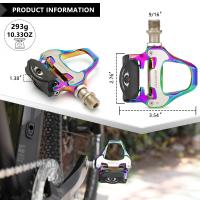 China SPD SL Road Bike Clipless Pedals 9/16 Aluminum Alloy Sealed Bearing for sale