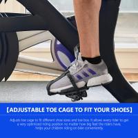China Spin Bike Pedal Look Delta System Toe Cage Adapter 20mm Adjustable 324g for sale