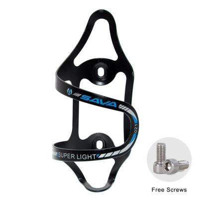China SAVA Aluminum Bike Bottle Cage Lightweight 30g Cycling Water Bottle Holder for sale