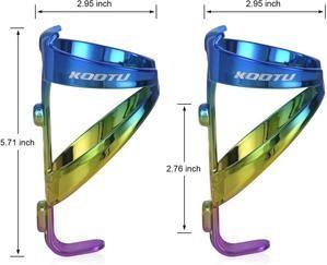 China KOOTU Bike Water Bottle Holder 8cm Diameter 35g Lightweight Glass Fiber Nylon Cage for sale