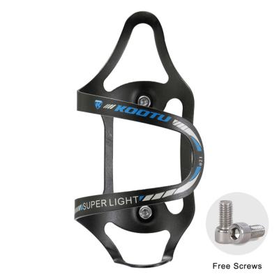 China Aluminum Bike Bottle Cage 85mm Diameter 28g Lightweight Water Bottle Holder for Cycling for sale