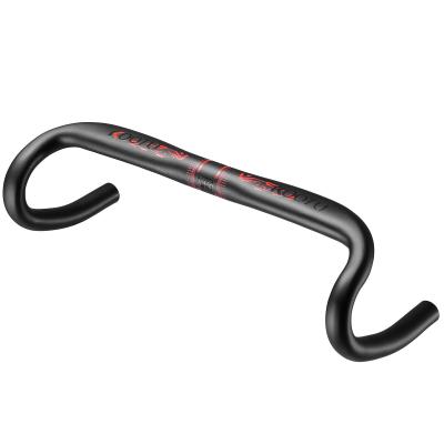 China Aluminum Alloy Road Bike Handlebar 31.8mm Clamp 440mm Width CE Certified for sale