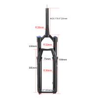 China KOOTU 29 Inch Mountain Bike Fork Magnesium Alloy Lockable Front Suspension 100mm Travel for sale