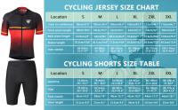 China Men's Short Sleeve Cycling Jersey 100% Polyester Breathable Quick Dry for Road Mountain Bike for sale