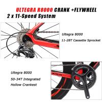 China SAVA Phantom 3.0 Carbon Road Bike 7.9kg 700C 44-56cm Frame Shimano Ultegra R8000 25C Tire for sale