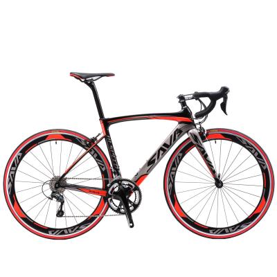 China SAVA Warwind3.0 Carbon Road Bike 700c 18 Speed Shimano SORA R3000 150kg Load Capacity for sale
