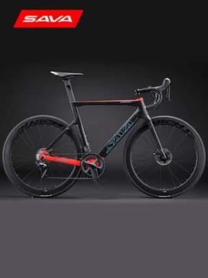 China SAVA Carbon Fiber Road Bike 700C 22 Speed Disc Brake 150KG Load Capacity Adult for sale