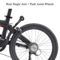 China SAVA 20 Inch Carbon Fiber Folding Bike 9 Speed Disc Brake 100KG Load Capacity for sale