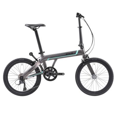 China SAVA Z1 20 Inch Carbon Fiber Folding Bicycle 9 Speed SHIMANO SORA Disc Brake for sale