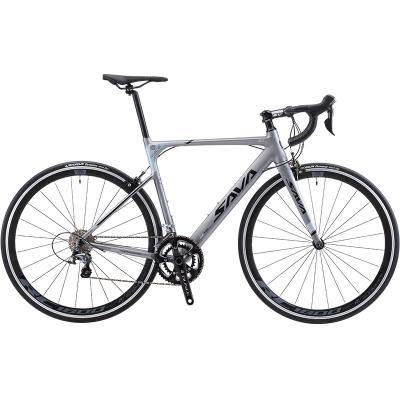 China SAVA R8 Unisex Aluminum Alloy Road Bike 700C 18 Speed 110kg Load Capacity for sale