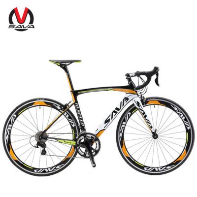 China SAVA Carbon Fiber Road Bike 700C 18 Speed Shimano R3000 100kg Load Capacity for sale