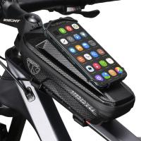 China KOOTU Waterproof Bicycle Top Tube Bag Hard Shell 360 Phone Holder CE Certified for sale