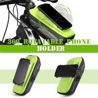 China KOOTU Waterproof Bicycle Top Tube Bag Hard Shell 360 Phone Holder CE Certified for sale