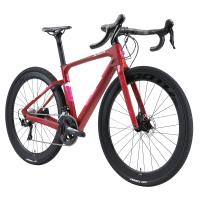 China SAVA R11-R8020 Carbon Gravel Road Bike 22 Speed 54cm Frame Dark Red 700C for sale