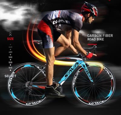 China SAVA Warwind3.0 T800 Carbon Fiber Road Bike 18 Speed 700c Racing Bicycle for Men for sale