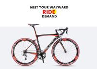 China SAVA Windwar 3.0 Carbon Road Bike 700C Wheels Shimano SORA 18 Speed 9.6kg for sale