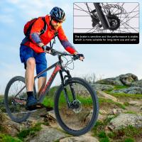 China Black Red Carbon MTB Bike Internal Cable DEORE M6100 12S CE Certificate for sale
