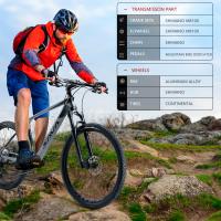 China 29 Inch Carbon Mountain Bike 2x12 Speed SHIMANO DEORE XT M8100 T800 Frame for sale