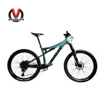 China SAVA 27.5x17 Carbon Fiber Full Suspension Mountain Bike 12.4kg Shimano Deore M6000 for sale