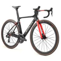 China SAVA Electronic Shifting Carbon Road Bike Full Carbon T800 Frame Shimano R8170 24S for sale