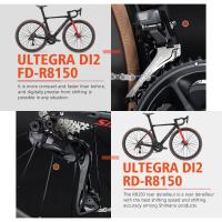 China SAVA Electronic Shifting Carbon Road Bike Full Carbon T800 Frame Shimano R8170 24S for sale