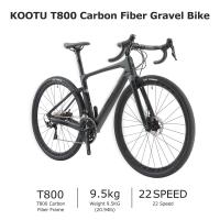 China KOOTU Carbon Gravel Bike Shimano 105 2x11 Speed T800 Carbon Frame 700C Wheels 47-56cm for sale