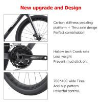 China KOOTU Carbon Gravel Bike Shimano 105 2x11 Speed T800 Carbon Frame 700C Wheels 47-56cm for sale