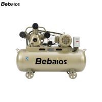 China 3KW 4HP Industrial Piston Air Compressor 100L Tank 8bar 1230rpm Heavy Duty for sale