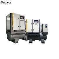 China 7.5kW Integrated Screw Air Compressor 4 in 1 with Built In Freeze Dryer 250L Tank for sale