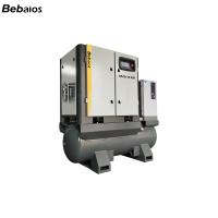China 7.5kW 0.8m³/min 1.0MPa Integrated Screw Air Compressor with 250L Tank and Dryer for sale