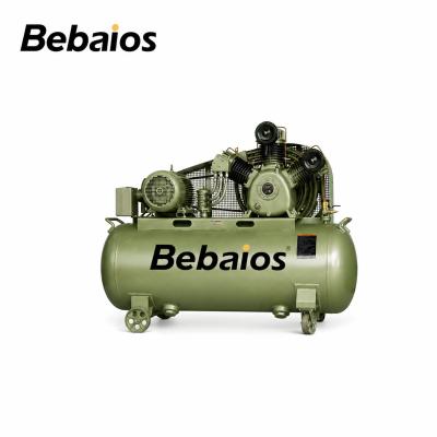 China Bebaios 15KW 12 Bar Industrial Piston Air Compressor 1600L/min 800L Tank Heavy Duty for sale