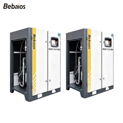 China Bebaios RA22-12.5VSD Heavy Duty PM VSD Rotary Screw Air Compressor 22kW 12.5bar for sale
