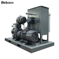 China 220kW 10bar Two-Stage Rotary Screw Air Compressor IE5 PM VSD 45m3/min for sale