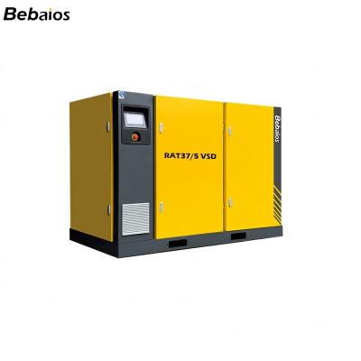 China Industrial 2 Stage Screw Air Compressor 37KW 8 Bar VSD High Efficiency for sale
