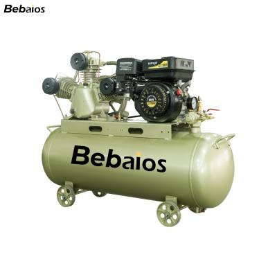 China Diesel Driven 13 HP Piston Air Compressor with 16 kg/cm² Working Pressure for Heavy-Duty Applications for sale