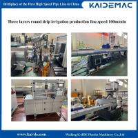 China Round Drip Irrigation Pipe Production Line for sale