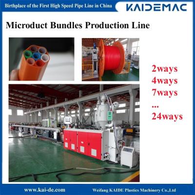 China High Speed HDPE Microduct Bundles Production Line 2ways 4ways To 24ways for sale