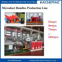 China HDPE Silicon Core Tube Microduct Bundles Production Line 7 - 16mm 2ways  4ways To 24ways for sale