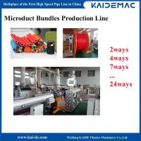 China HDPE Silicon Core Tube Microduct Bundles Production Line 7 - 16mm 2ways  4ways To 24ways for sale
