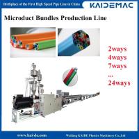 China HDPE Silicon Core Microduct Tube Making Machine 120m/min for sale