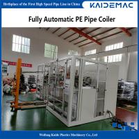 China Fully Automatic PE PERT Corrugated Pipe Coil Winding Machine PLC Control for sale