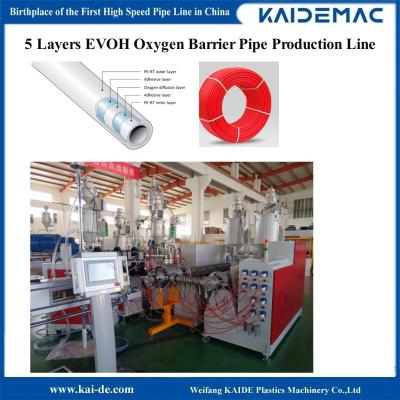 China PERT PEX Five Layers EVOH Pipe Production Line 16 - 32mm for sale