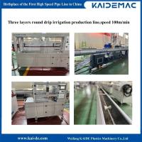 China High Speed 100m/min Round Drip Irrigation Pipe Production Line for sale