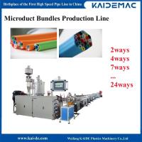 China HDPE Silicon Core Tube Microduct Bundles Production Line 7 - 16mm 2ways  4ways To 24ways for sale