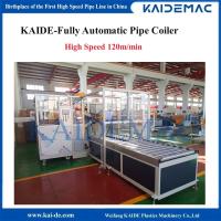 China PE PERT PEX Corrugated Pipe Coiler / Fully Automatic Coiler Winding Machine for sale