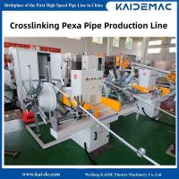 China Peroxide Cross Linking PEXa Pipe Extrusion Line / PEX Pipe EVOH for sale