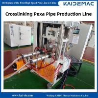China Peroxide Crosslinking PEXA Pipe Making Machine / Dual PEX Tube Extrusion Line for sale