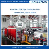 China High Speed PPR GF PPR Glassfiber Pipe Extruder Machine 20-110mm for sale