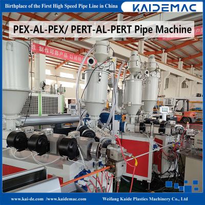 China Pex-Al-Pex Pipe Production Line / Al-Plastics Overlapped Welding Machine for sale